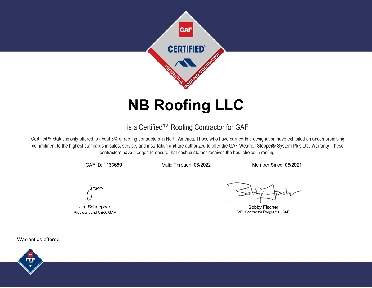 GAF Certified Roofing Contractor in Utah